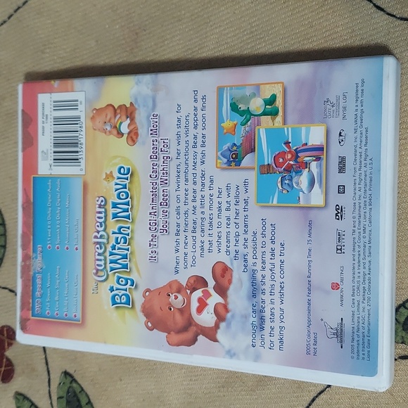 Care Bears | Media | The Care Bears Big Wish Movie Dvd | Poshmark